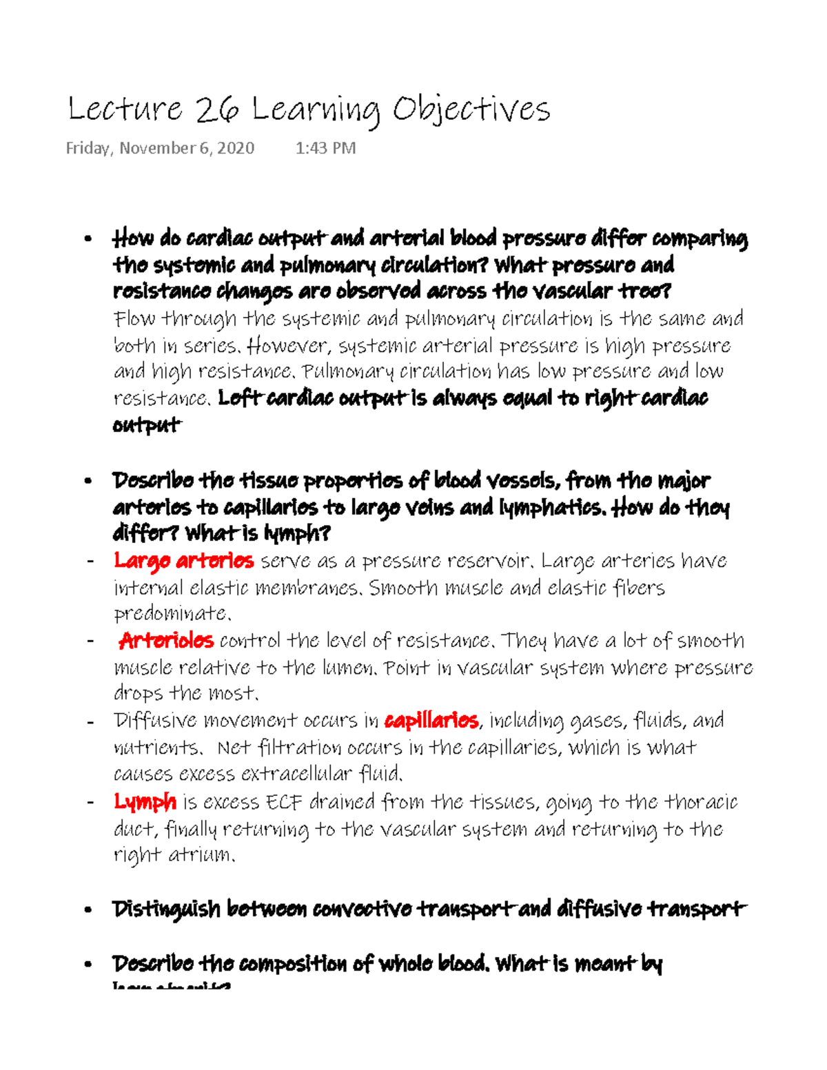 Lecture 26 Learning Objectives - PSL 431 - MSU - Studocu