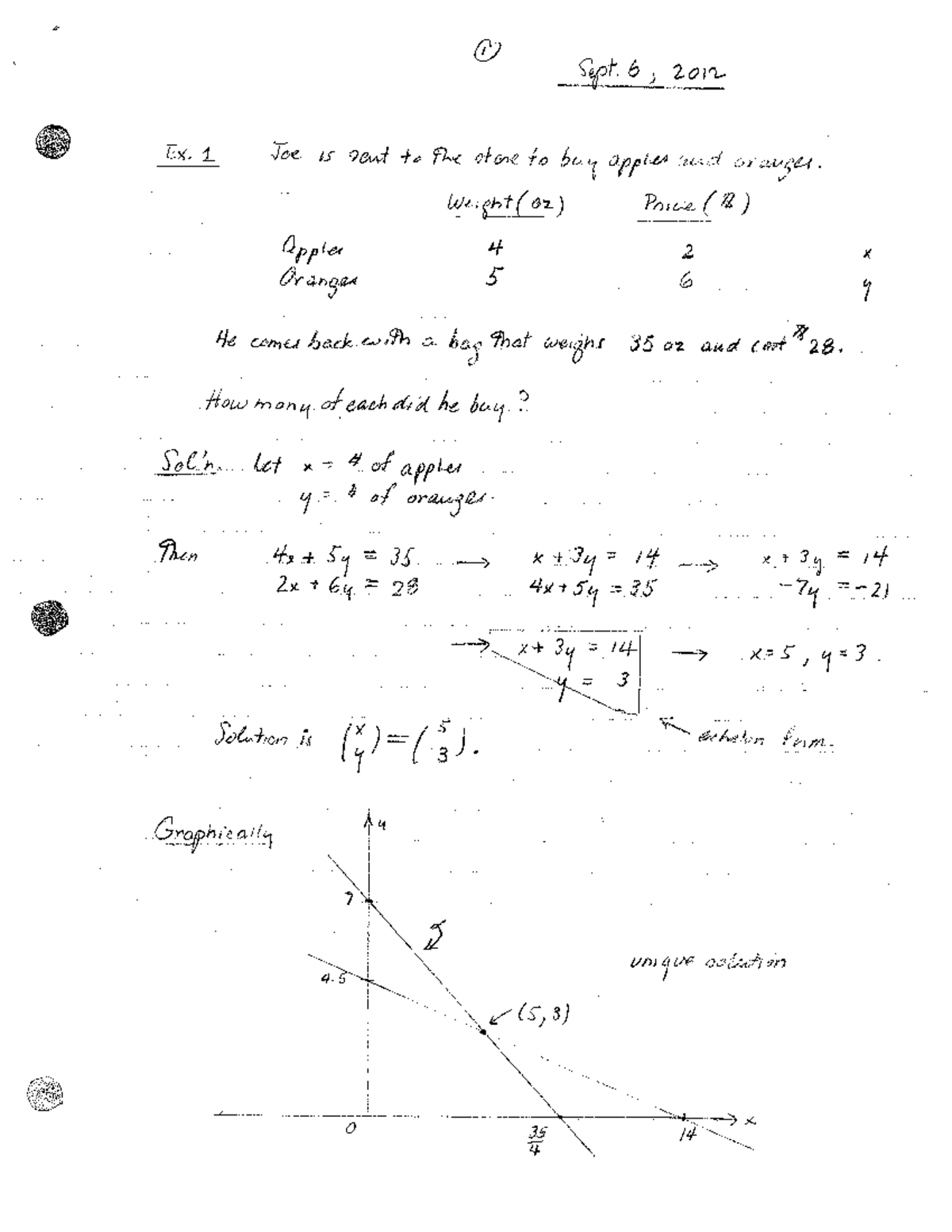 Anderson Notes 1 - practice/exam - Math 133 - Studocu