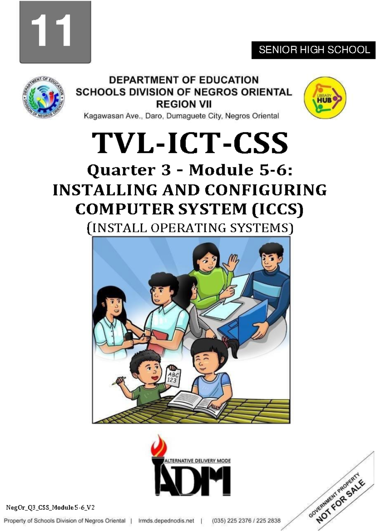 Edited-TVL-ICT-CSS-11-Q3 ICCS-Week-5-6 - SENIOR HIGH SCHOOL TVL-ICT-CSS Quarter 3 – Module 5-6 ...
