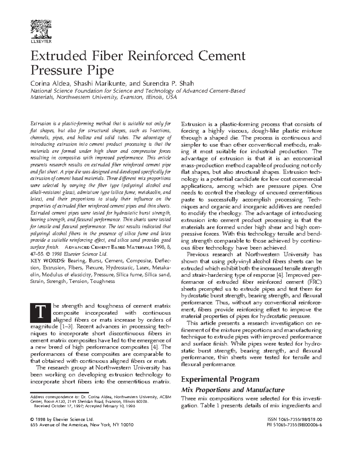 Semeto con tuvos - Extruded Fiber Reinforced Cement Pressure Pipe ...