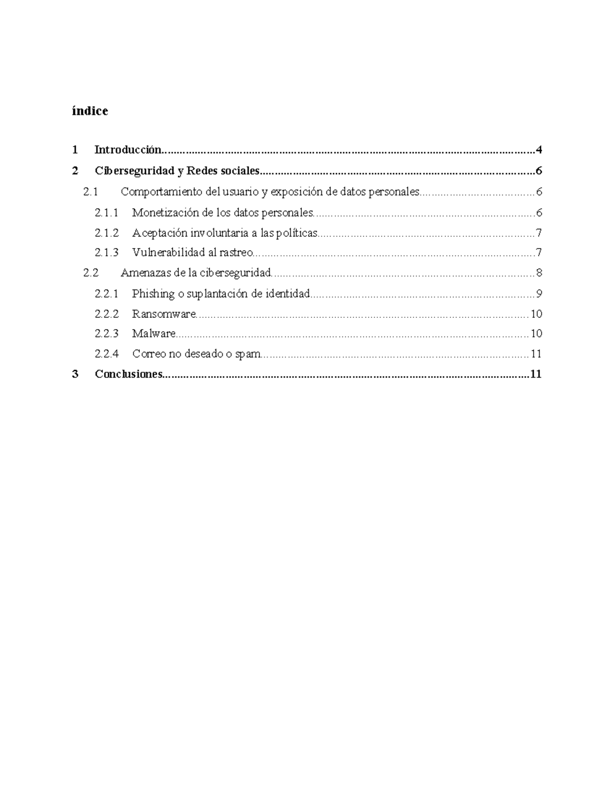 Actividad 4 - Normas APA - índice 1 - Studocu