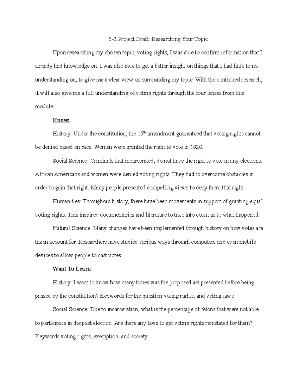 5-2 researching topic - 5-2 Project Draft: Researching Your Topic Upon ...