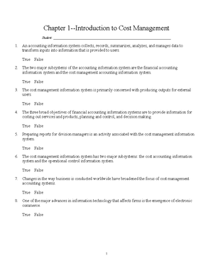 Chapter 12-Activity-Based - - Studocu