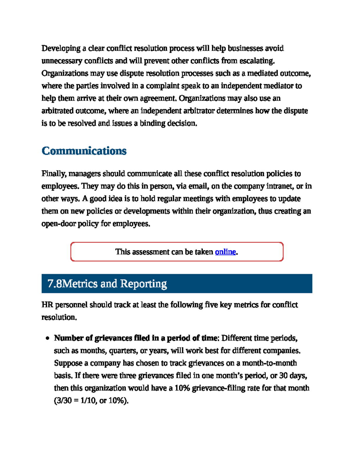 Topic 7.8 Metrics & Reporting - C234 - Studocu