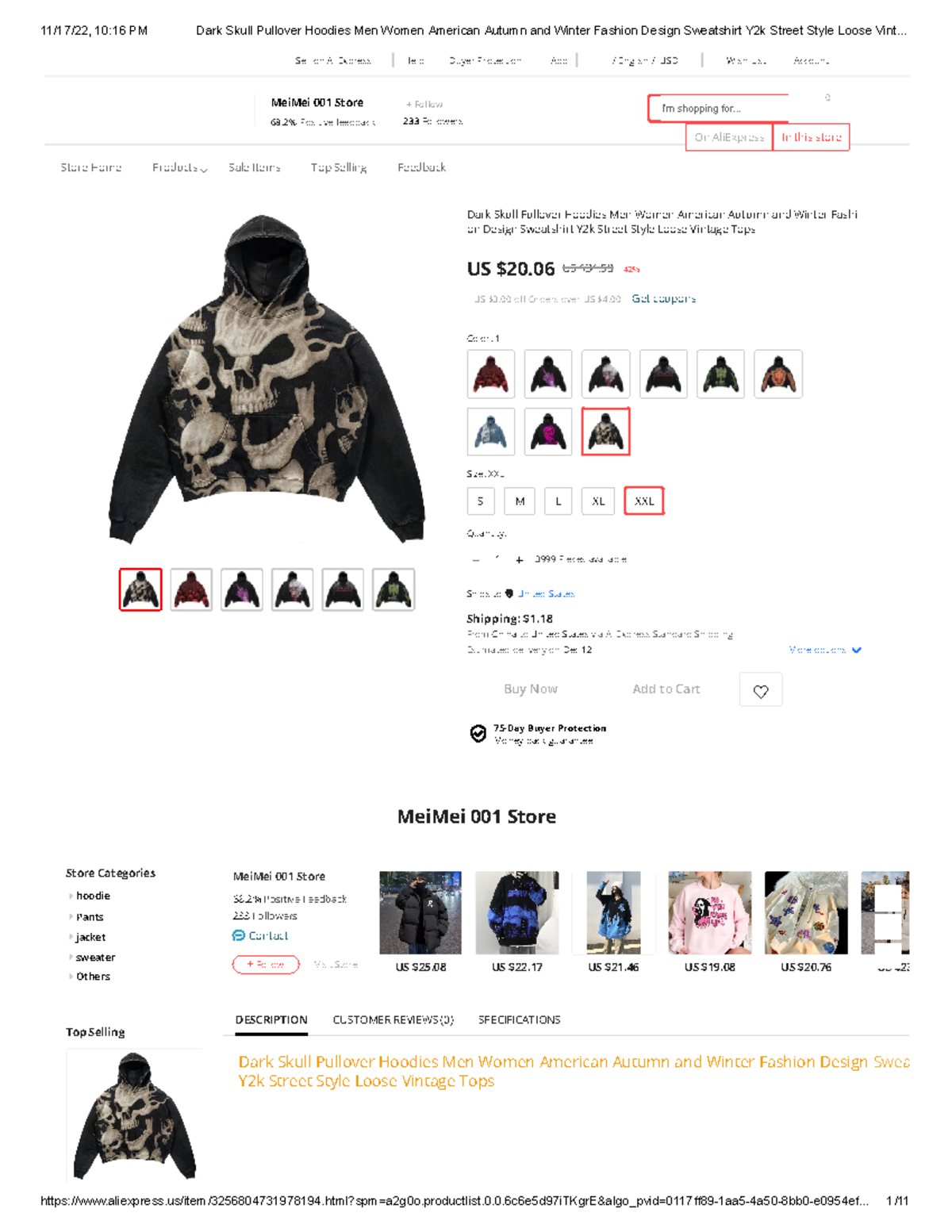 Proof 1 Aliexpress - MeiMei 001 Store Store Categories hoodie Pants jacket sweater Others Top ...