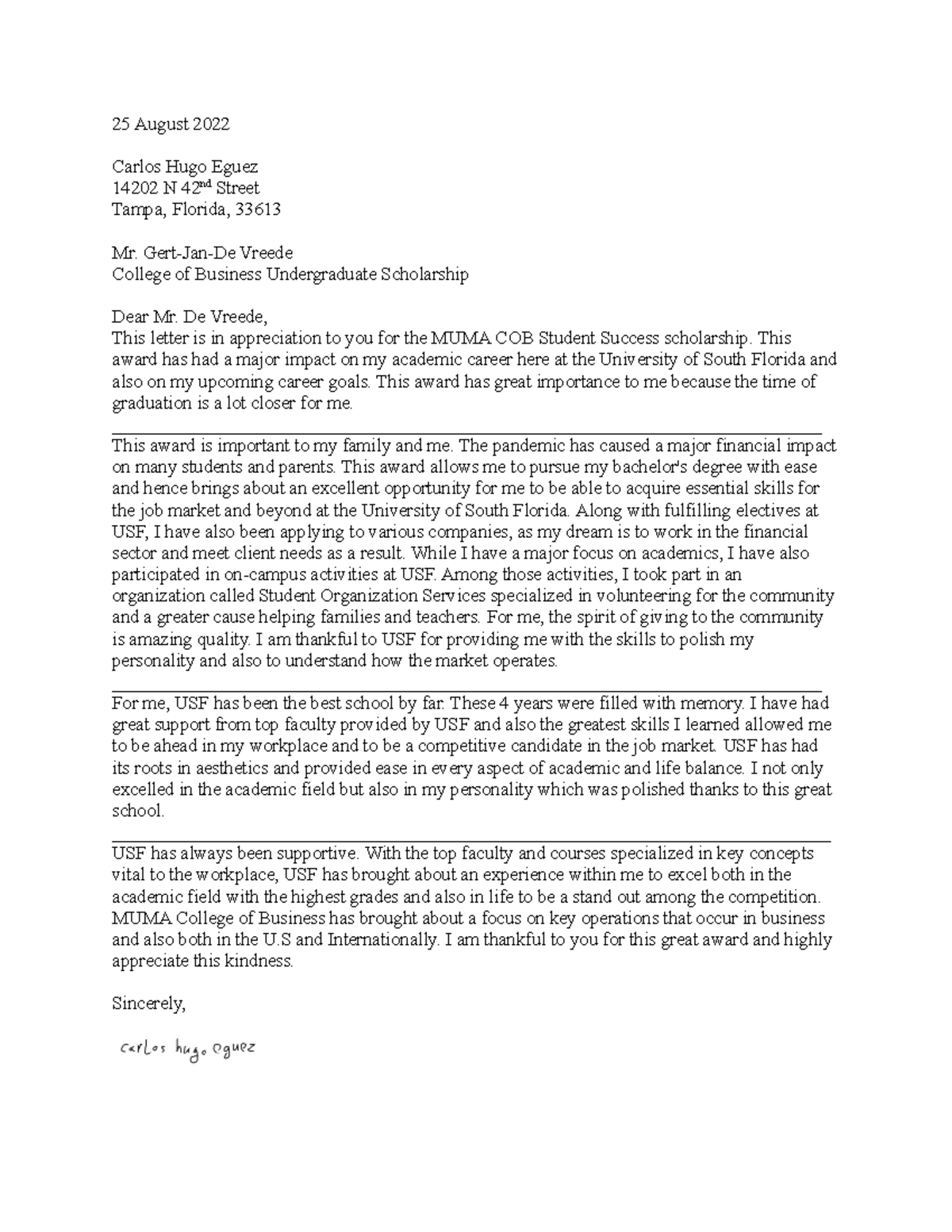 COB scholarship - Complete guide on the COB - 25 August 2022 Carlos ...