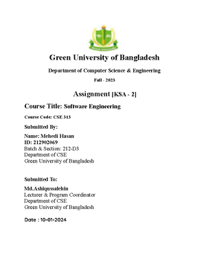 Static and Dynamic Routing(Networking Lab Report 4) - Green University of Bangladesh Department ...