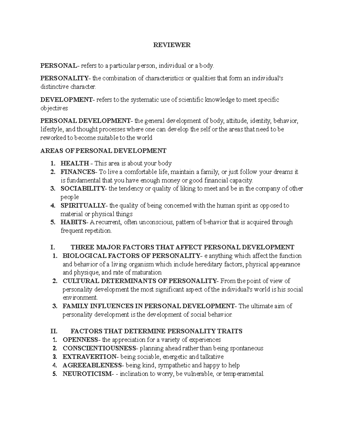 Perdev - ASSASAAASAS - REVIEWER PERSONAL- refers to a particular person ...