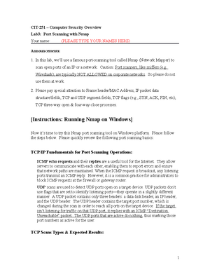 Vagnone Lab8 - lab 8 - CIT-251: Computer Security Overview Lab #8: Host Hardening – Unix/Linux ...