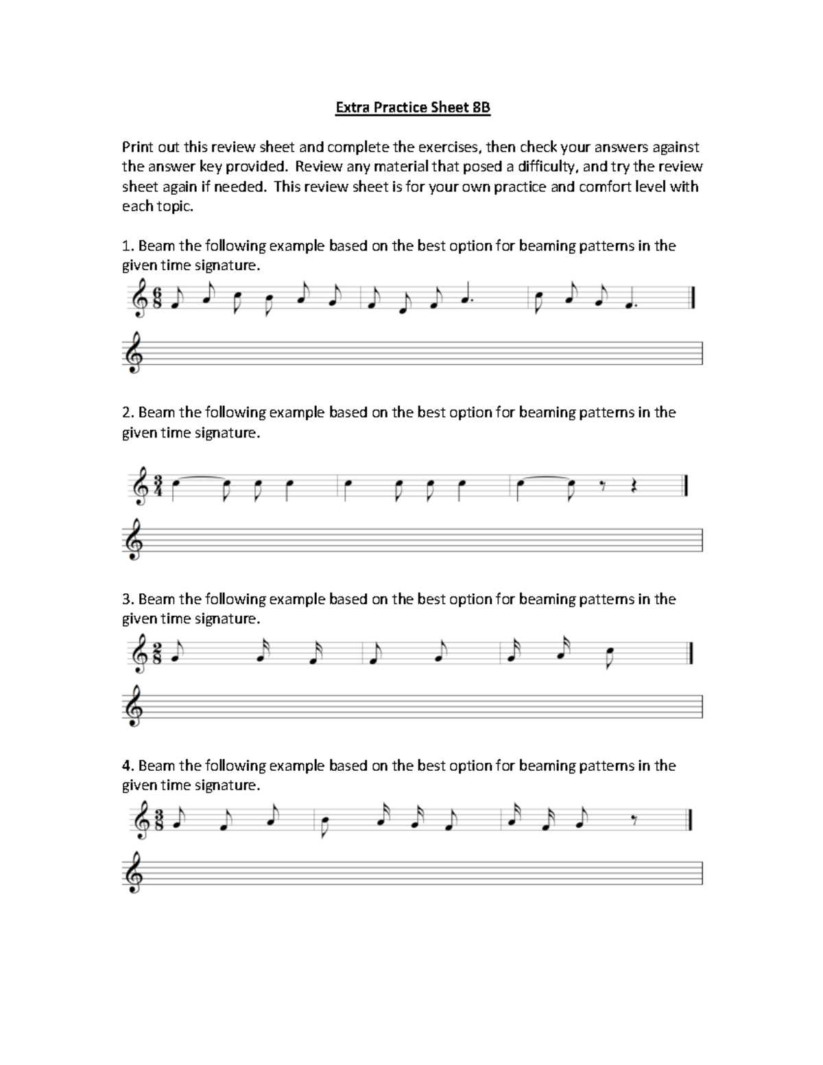 Extra Practice Sheet 8B - Extra Practice Sheet 8B Print out this review sheet and complete the ...