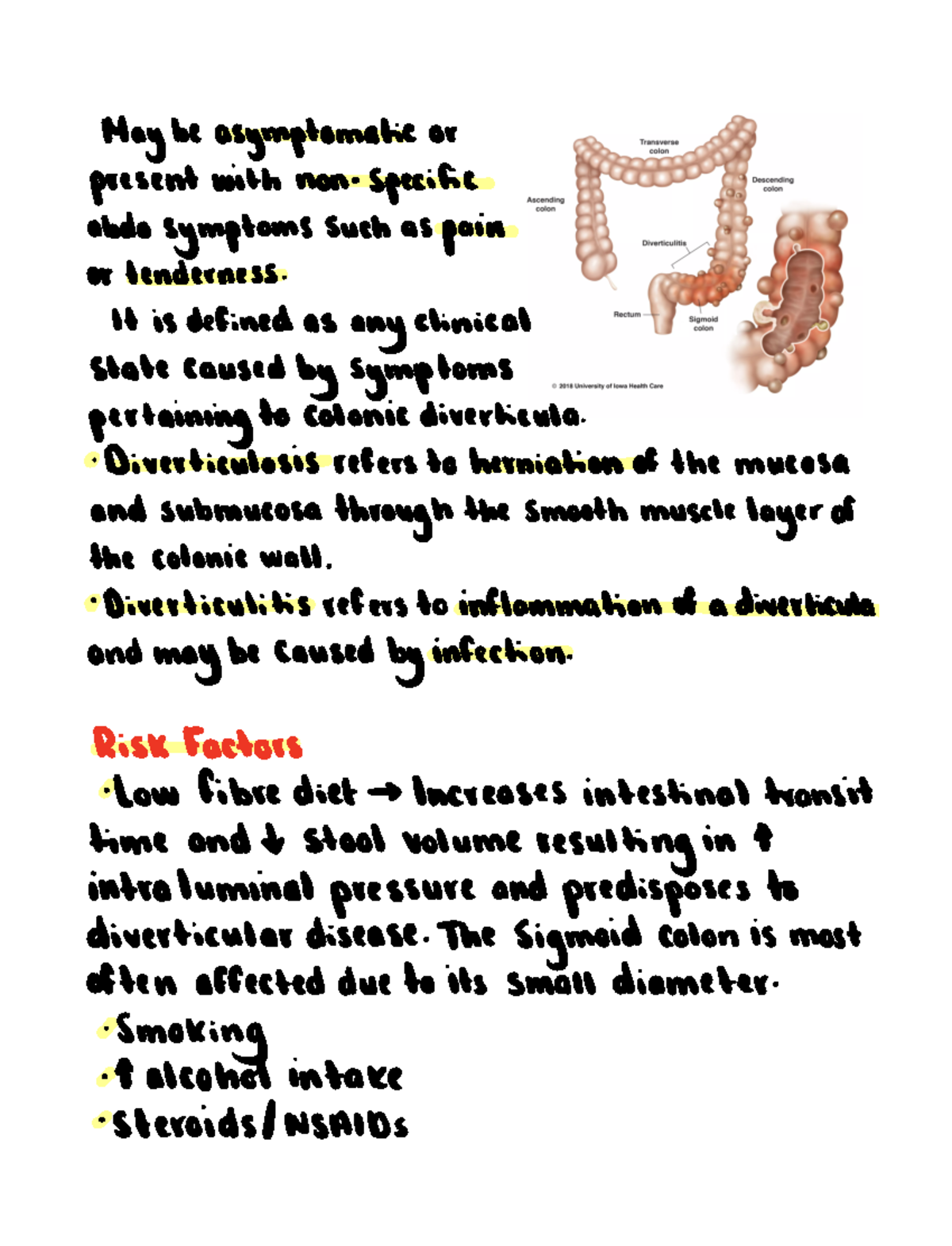 Diverticulitis - Presentation, diagnosis and treatment of Diverticular ...