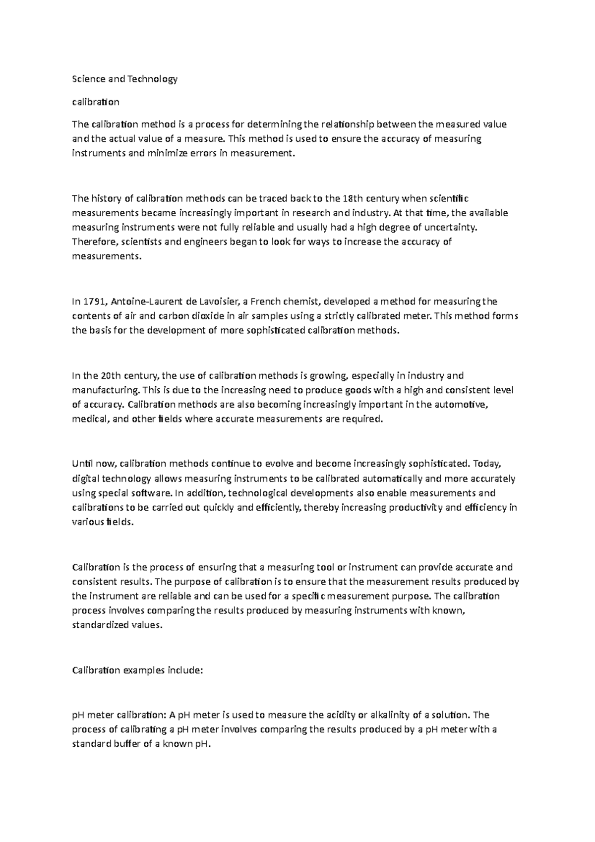 1. calibration - Documentation of Material science and research about ...