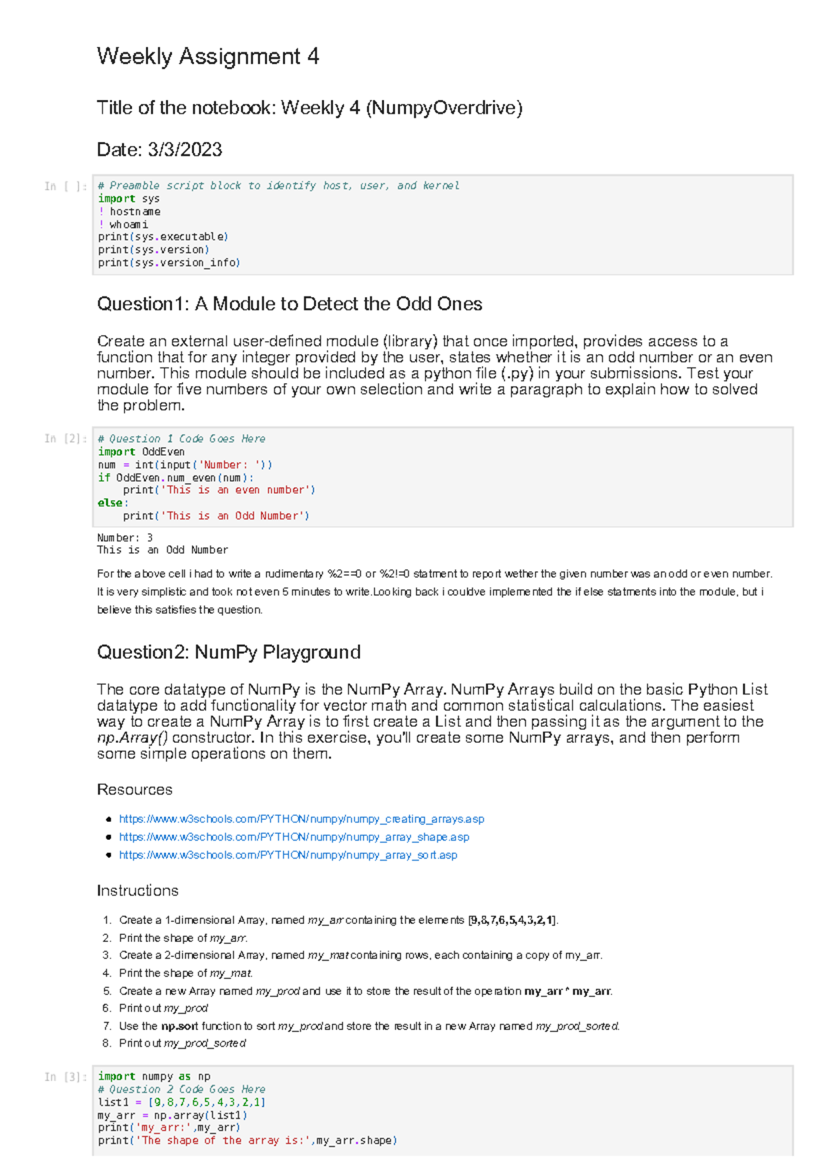 ENGR1330-Assignment 4 - Weekly Assignment 4 Title of the notebook ...