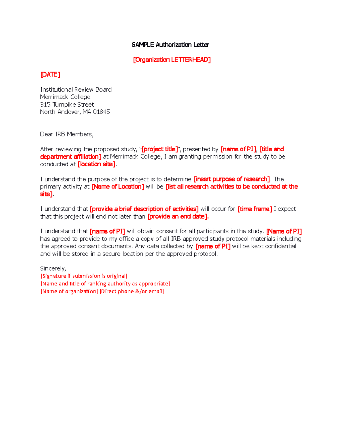 Authorization letter in the Philippines - SAMPLE Authorization Letter ...