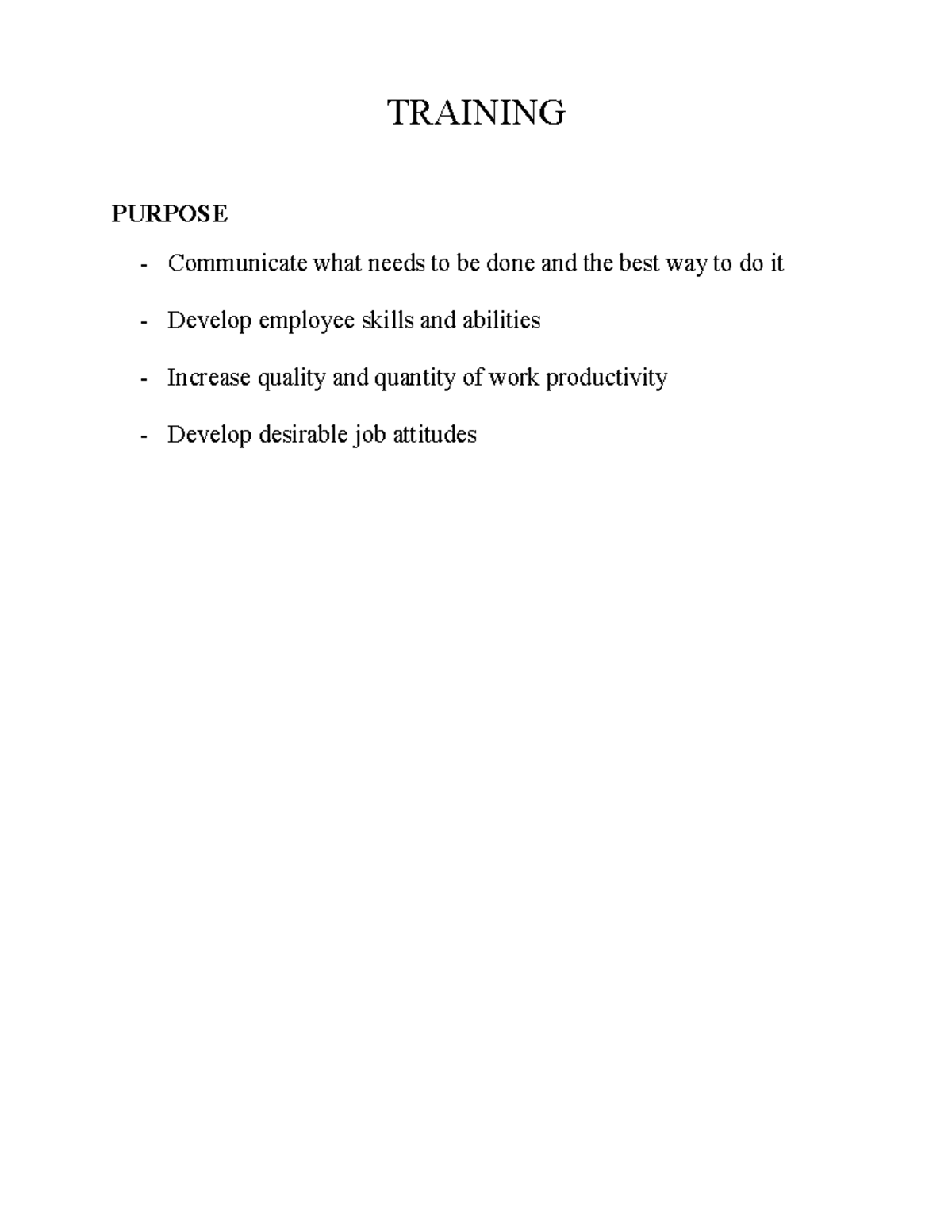 9 - Training(1) copy - practice - TRAINING PURPOSE - Communicate what ...