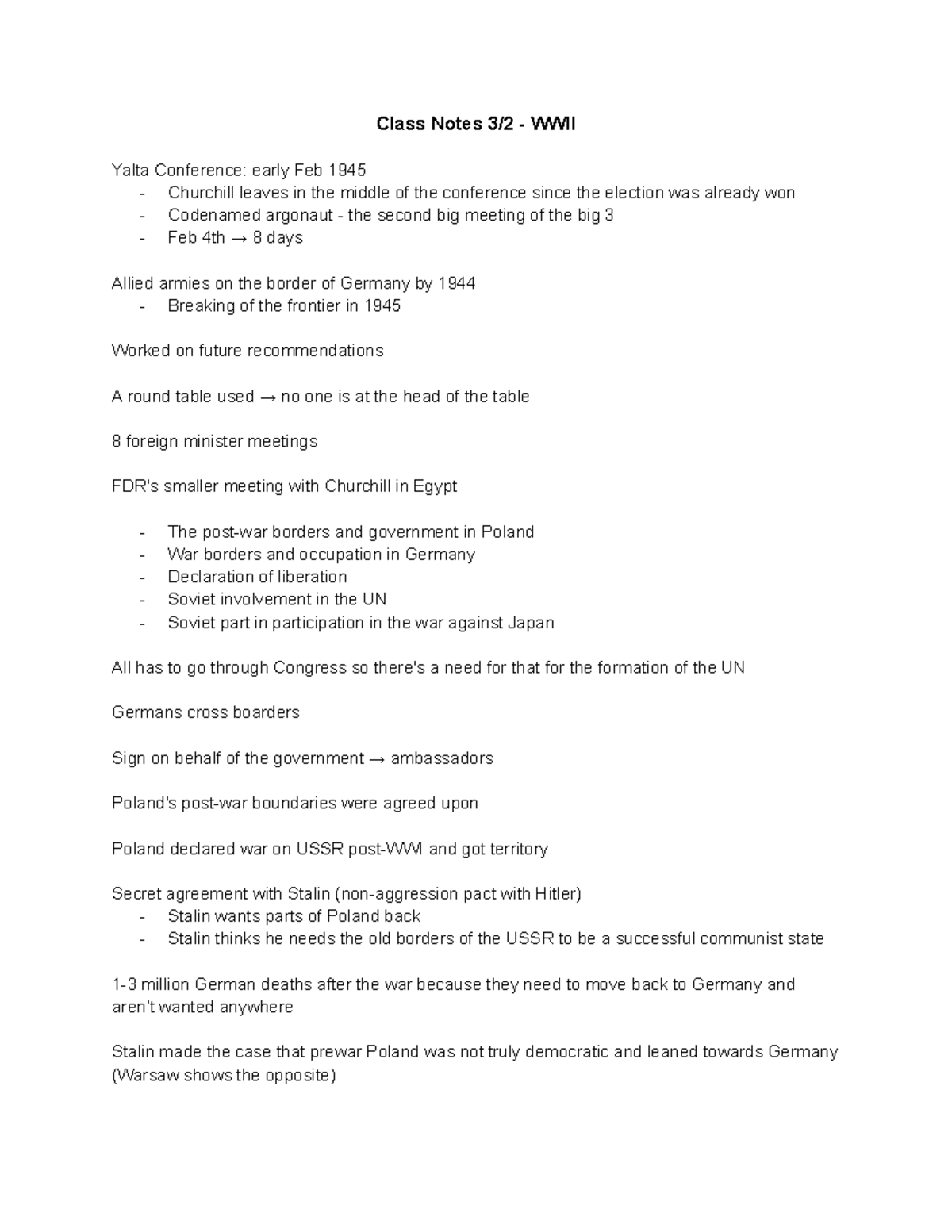 Class Notes 3-2 - Studocu