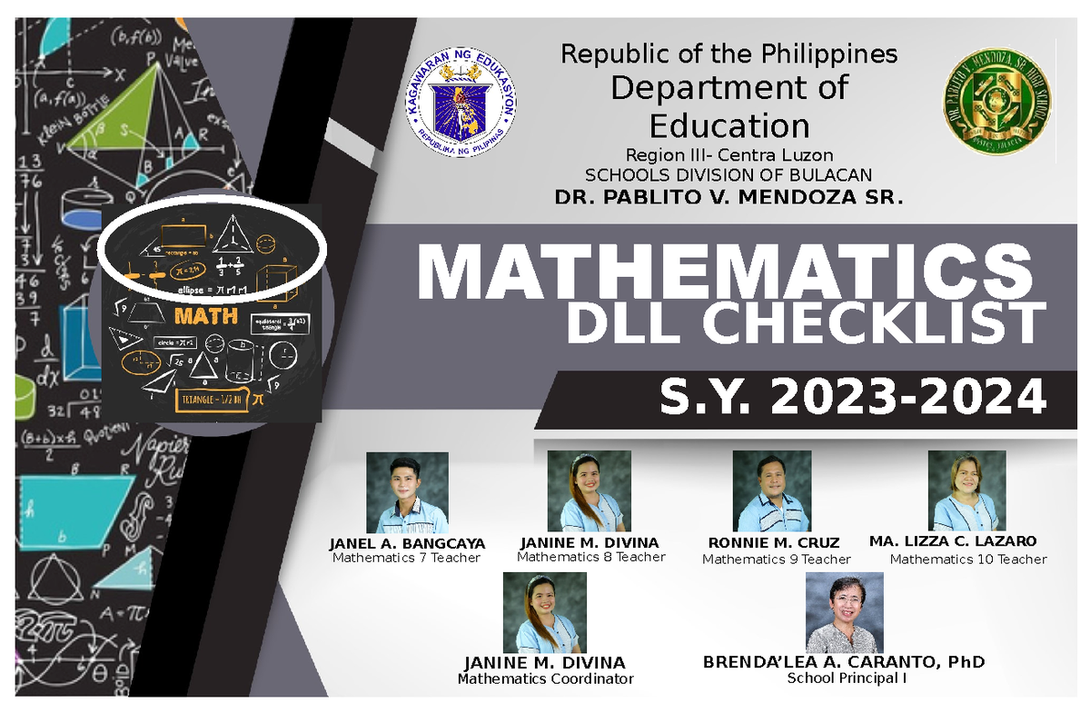 DLL Cover - Department of Education Region III- Centra Luzon SCHOOLS ...