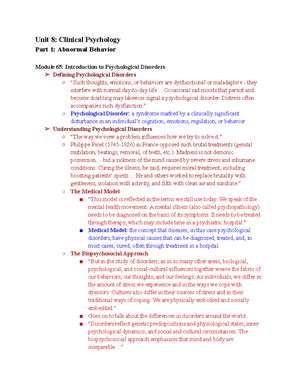 AP Psychology Unit 5, Part 2 Outline - Unit 5: Cognitive Psychology ...