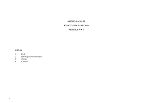 Isimu Jamii Notes 1 - Kiswahili - Isimujamii - Ni taaluma inayochunguza ...