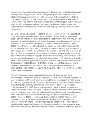 ELA U1 AOS1 - Metalanguage and examples - F ...