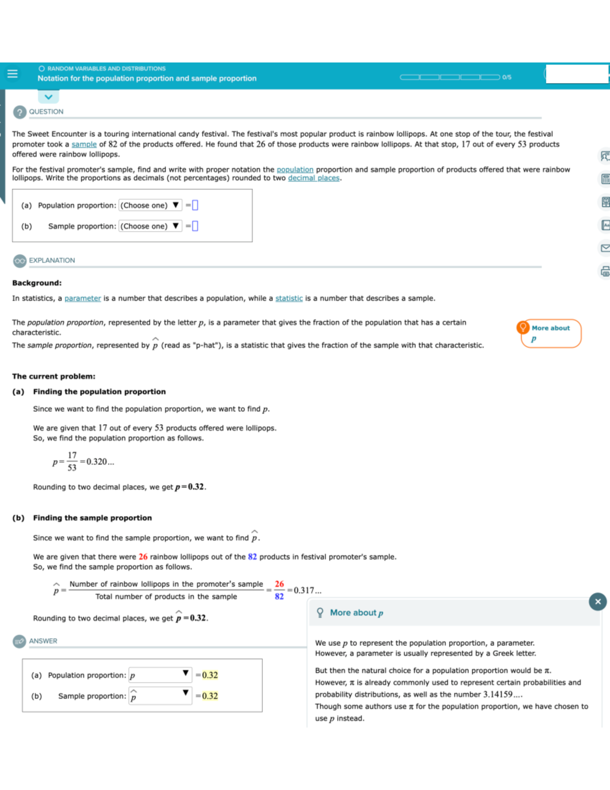 Notation For The Population Proportion And Sample Proportion Sta 2014
