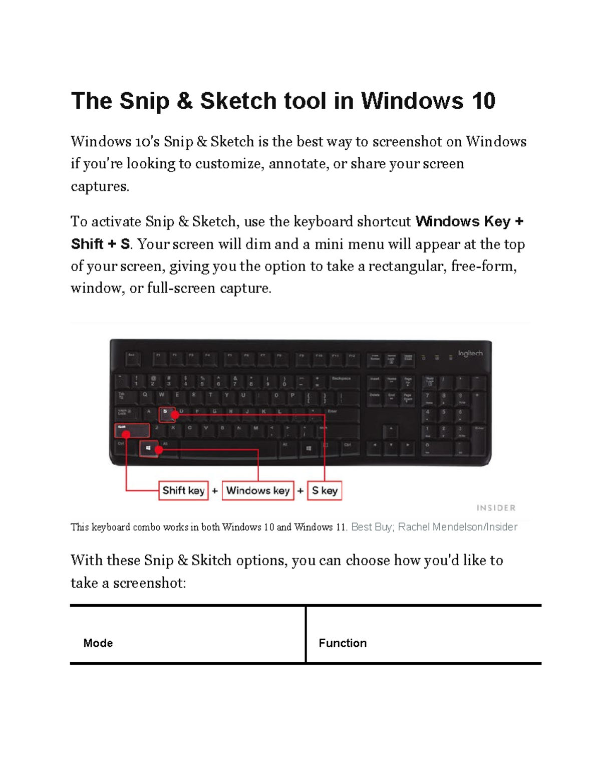 Screenshot 3 - Computer screenprint - The Snip & Sketch tool in Windows ...