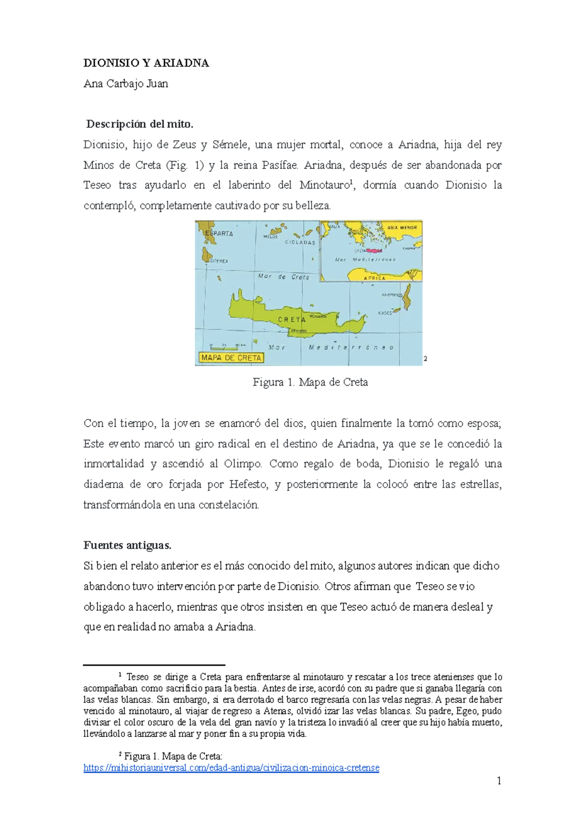 Dionisio y Ariadna. - DIONISIO Y ARIADNA Ana Carbajo Juan Descripción ...