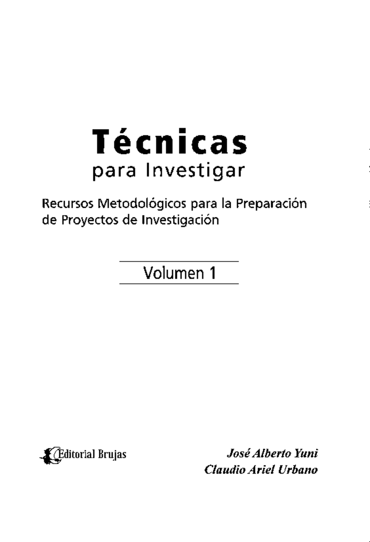 Yuni y Urbano 2006 - La formulación de objetivos pp 93-102 ...