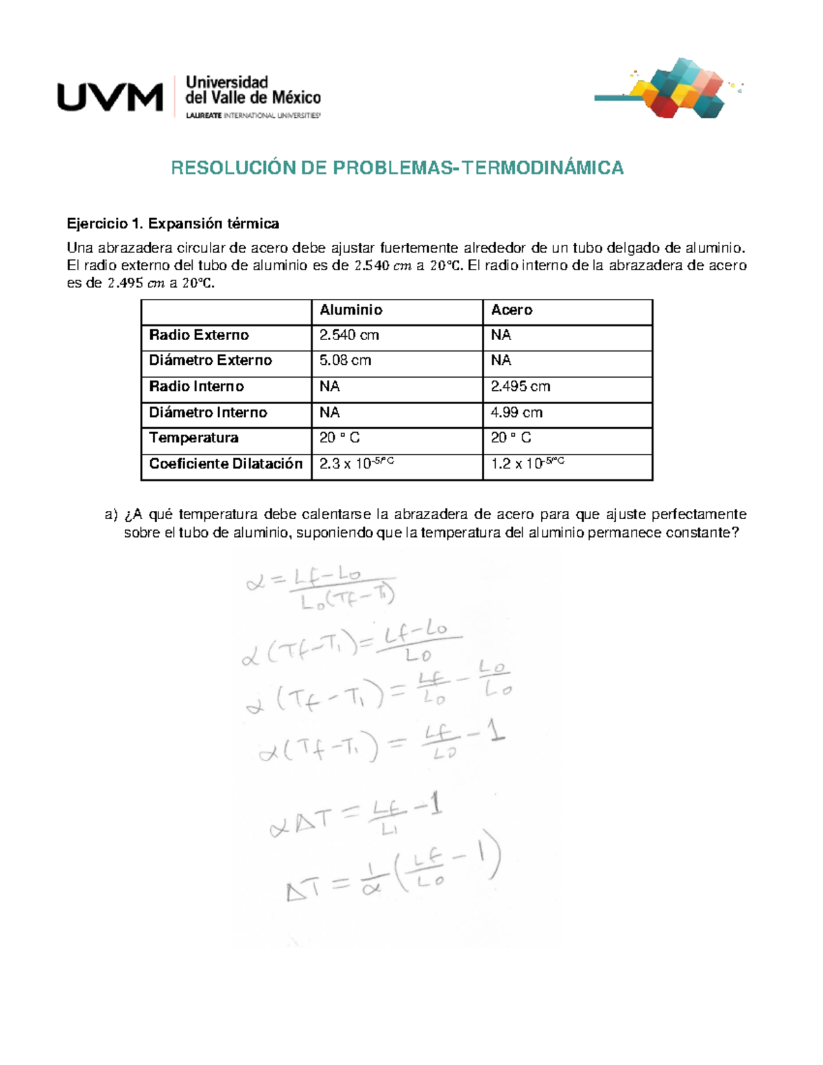 Problemastermodinámica - RESOLUCIÓN DE PROBLEMAS- TERMODINÁMICA ...