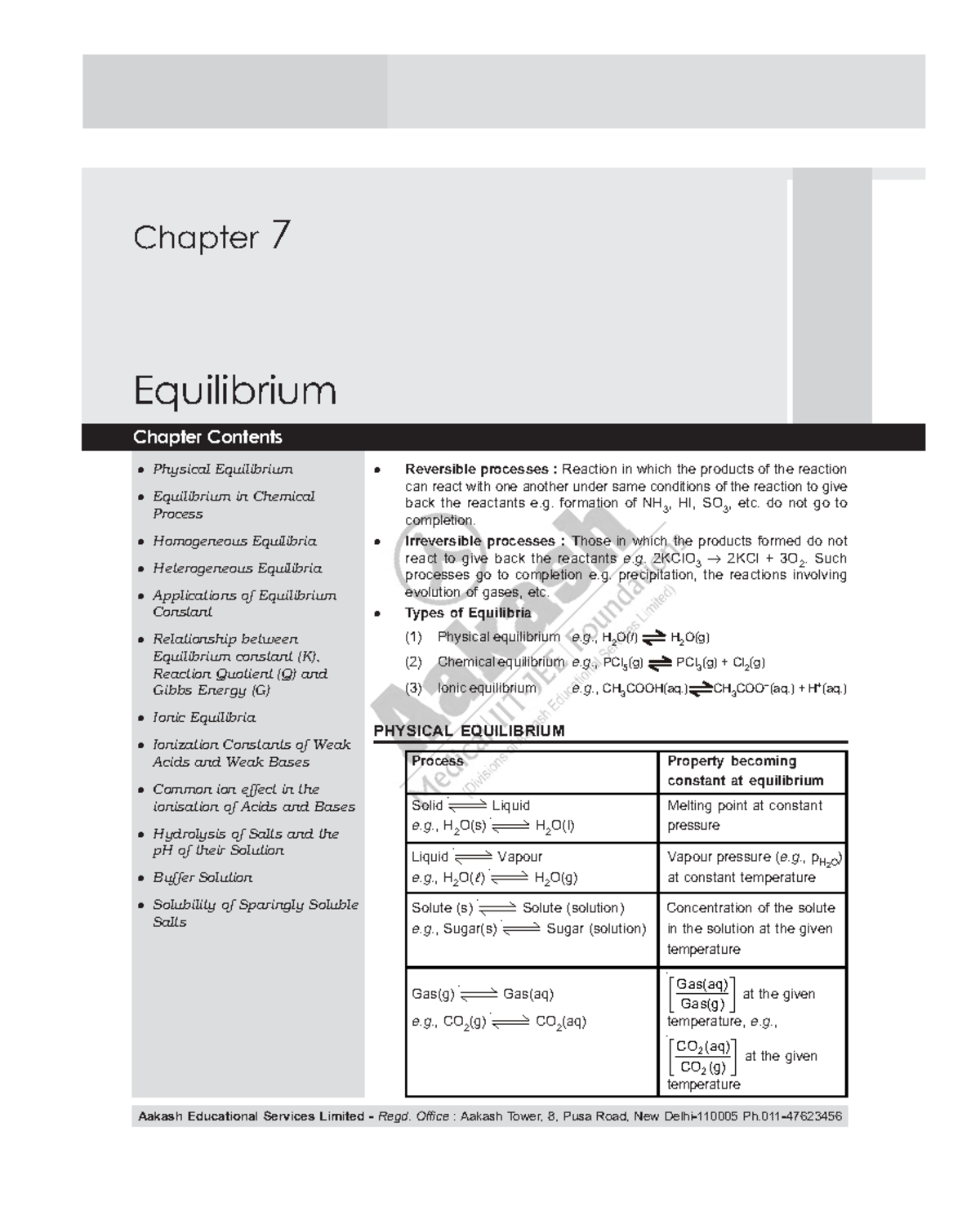 Equilibrium study material with practice question 2023 - Chapter ...