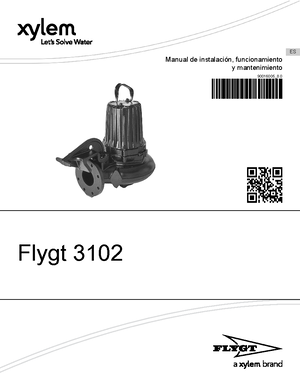 Manual de instalacion y mantenimiento de electrobomba Flygt 3045 ...