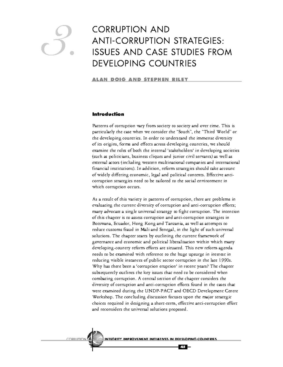 20 Corruption and anti-corruption strategie - Introduction Patterns of ...