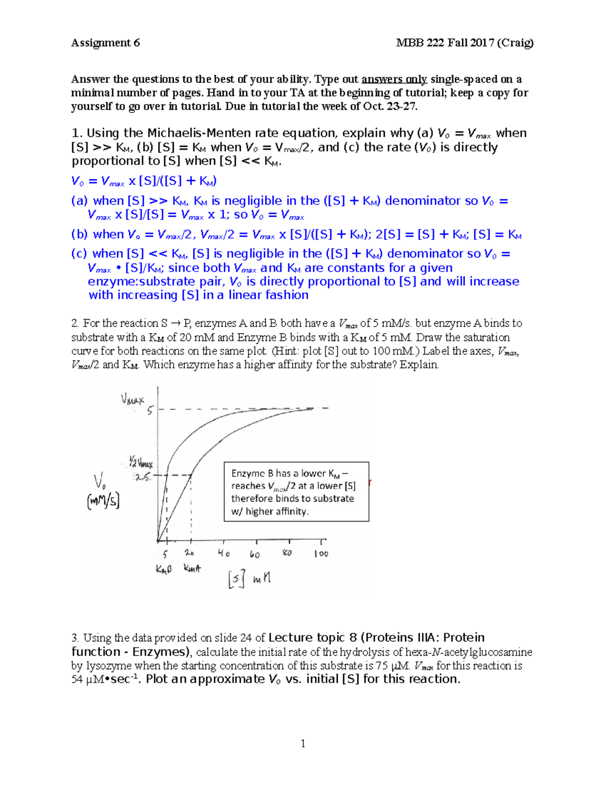 Sample/practice exam 2017, questions and answers - Assignment 6 MBB 222 ...