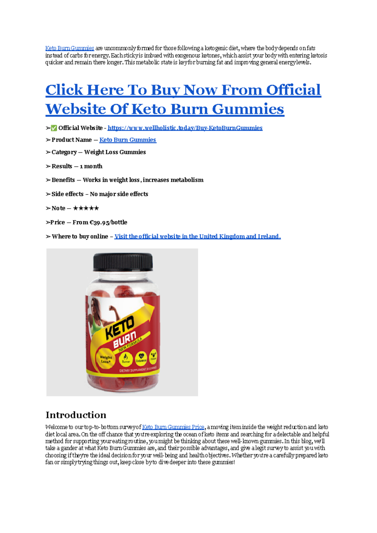 Keto Burn Gummies Experiences Ingredients Official Price, Buy - Keto ...