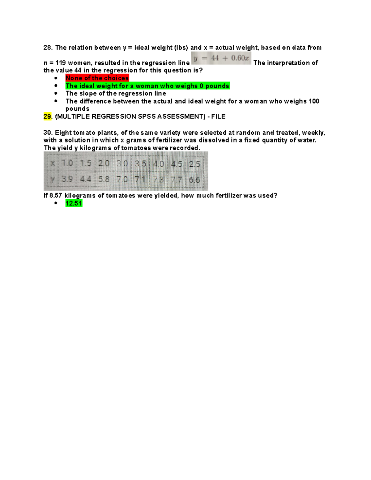 This is a practice exercise and please answer it to practice ypur ...