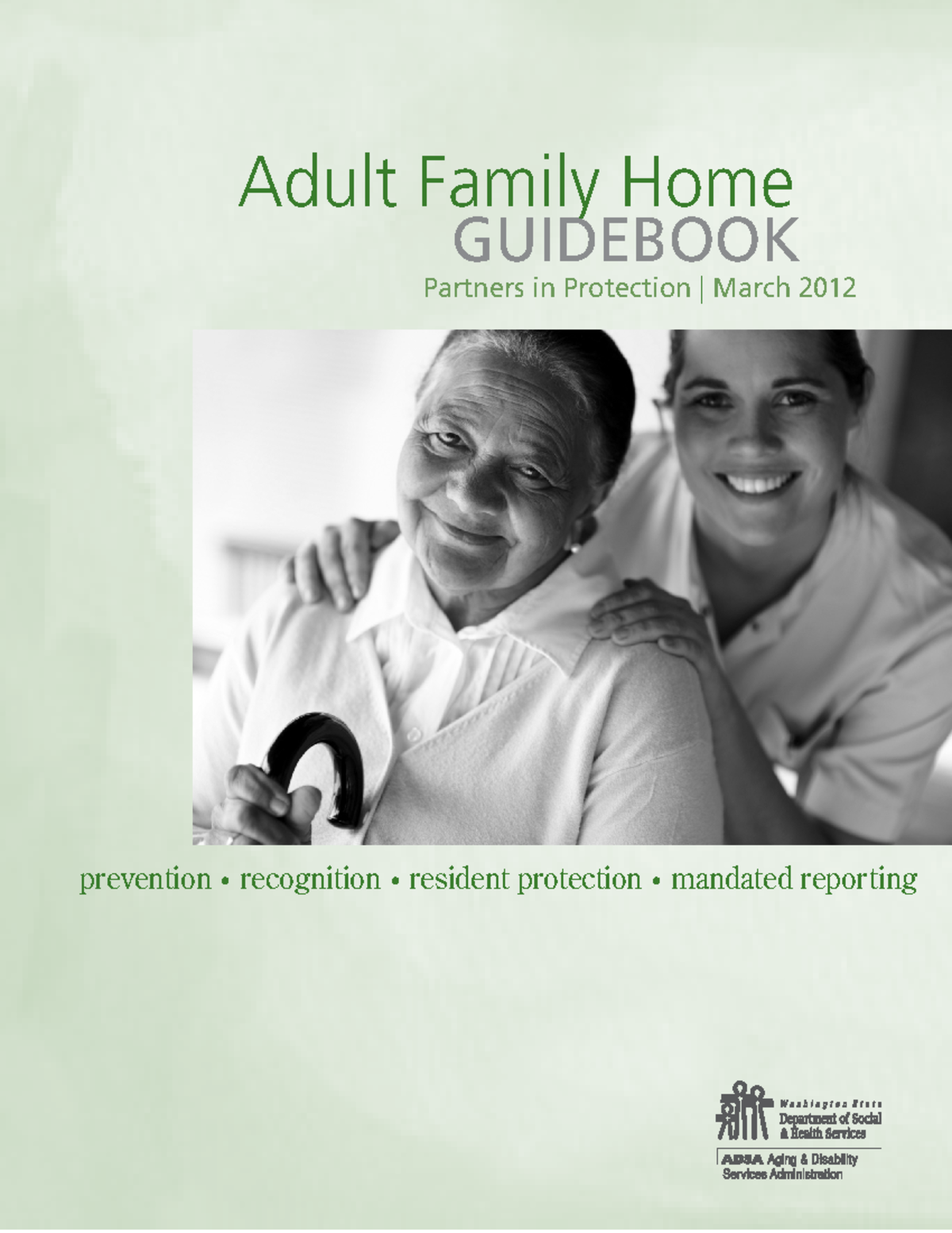 AFH Guidebook - Set up drug disposal policy - Adult Family Home ...