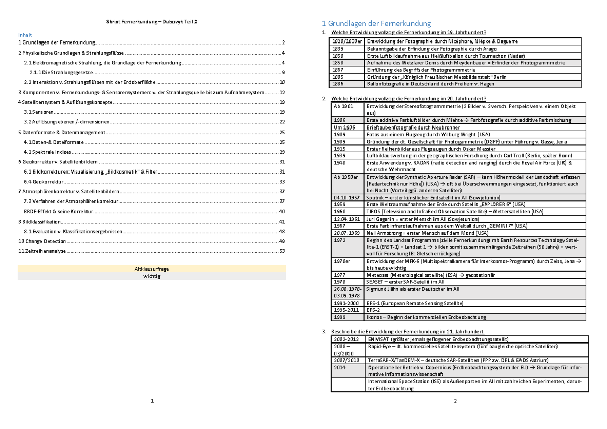 Skript Dubovyk SS 2020 - Warning: TT: undefined function: 32 Skript Fernerkundung – Dubovyk Teil ...