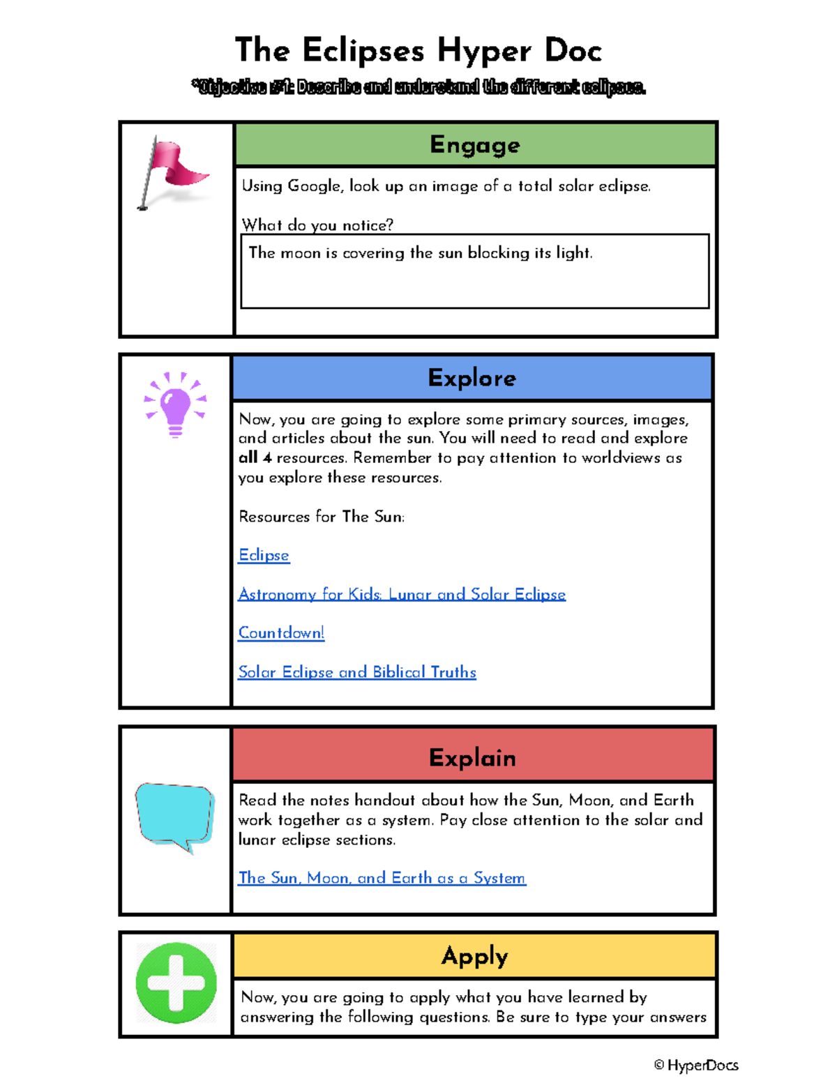 Copy of Eclipses Hyper Doc - The Eclipses Hyper Doc *Objective #1 ...