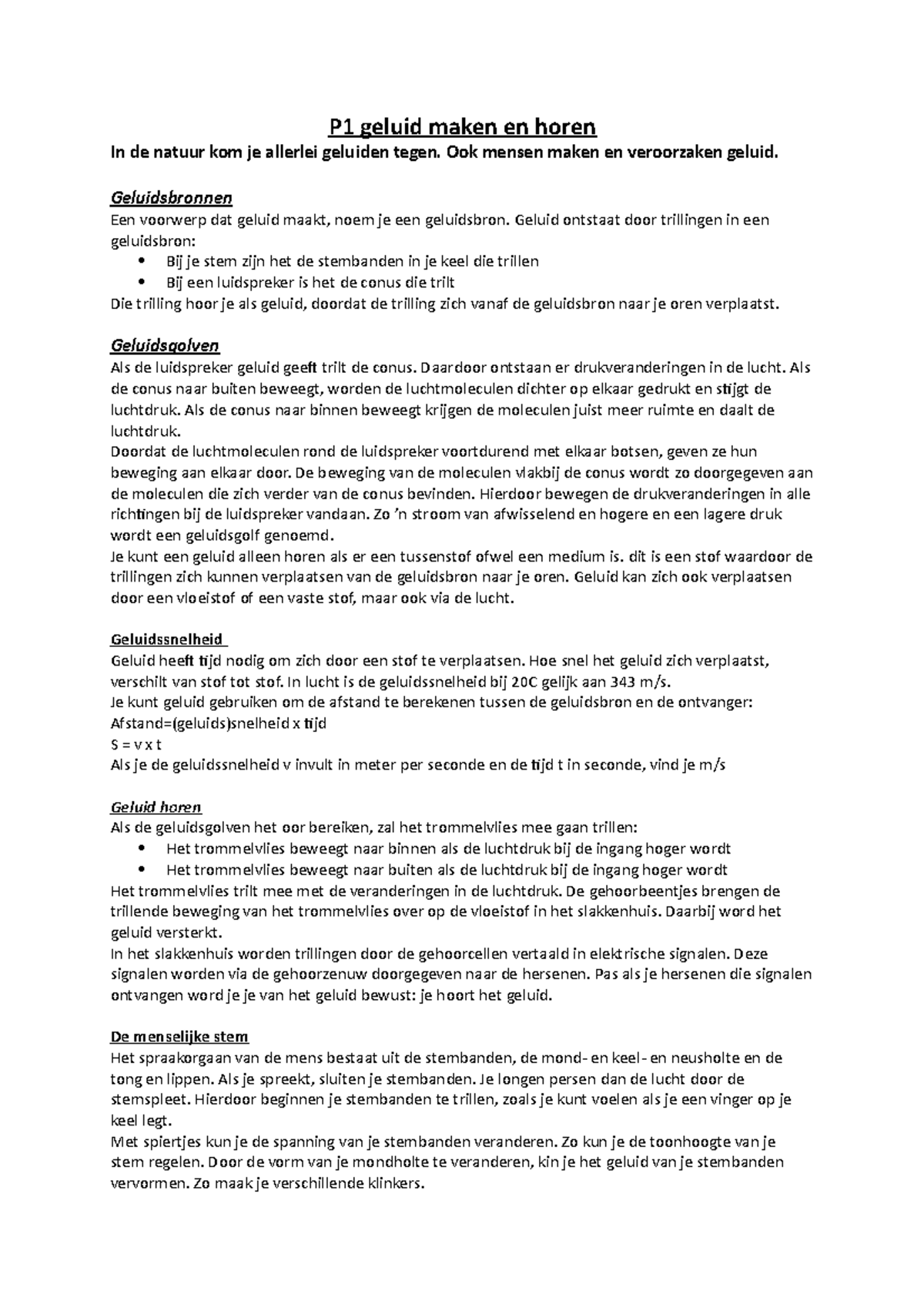 H6 geluid - ]wsnoacno]mc - P1 geluid maken en horen In de natuur kom je ...