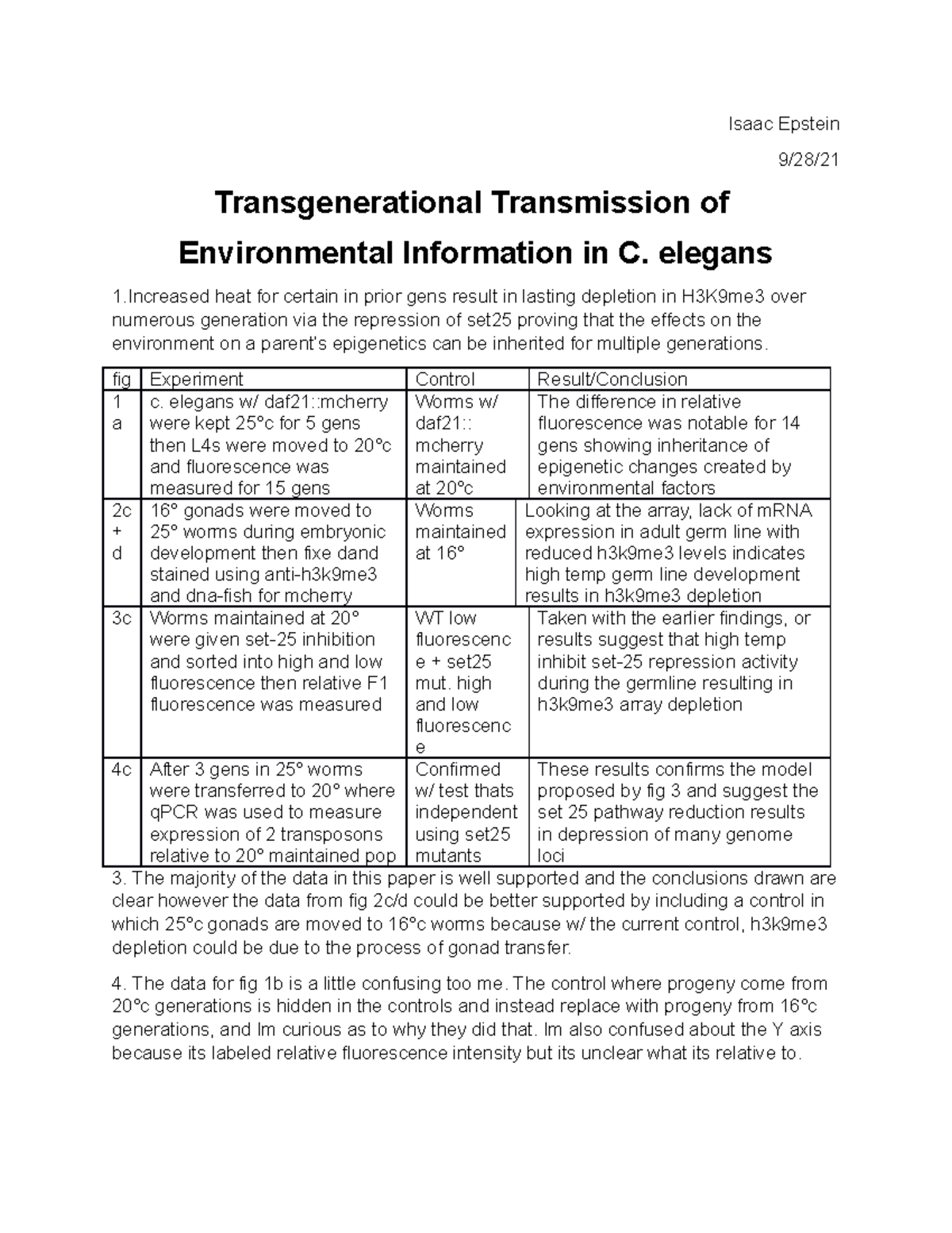 Epi 29 Transgenerational transmission - Isaac Epstein 9/28 ...