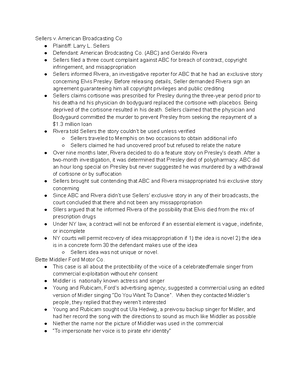 Lecture 13 Class Notes - ****Write short paragraph summaries of all the ...