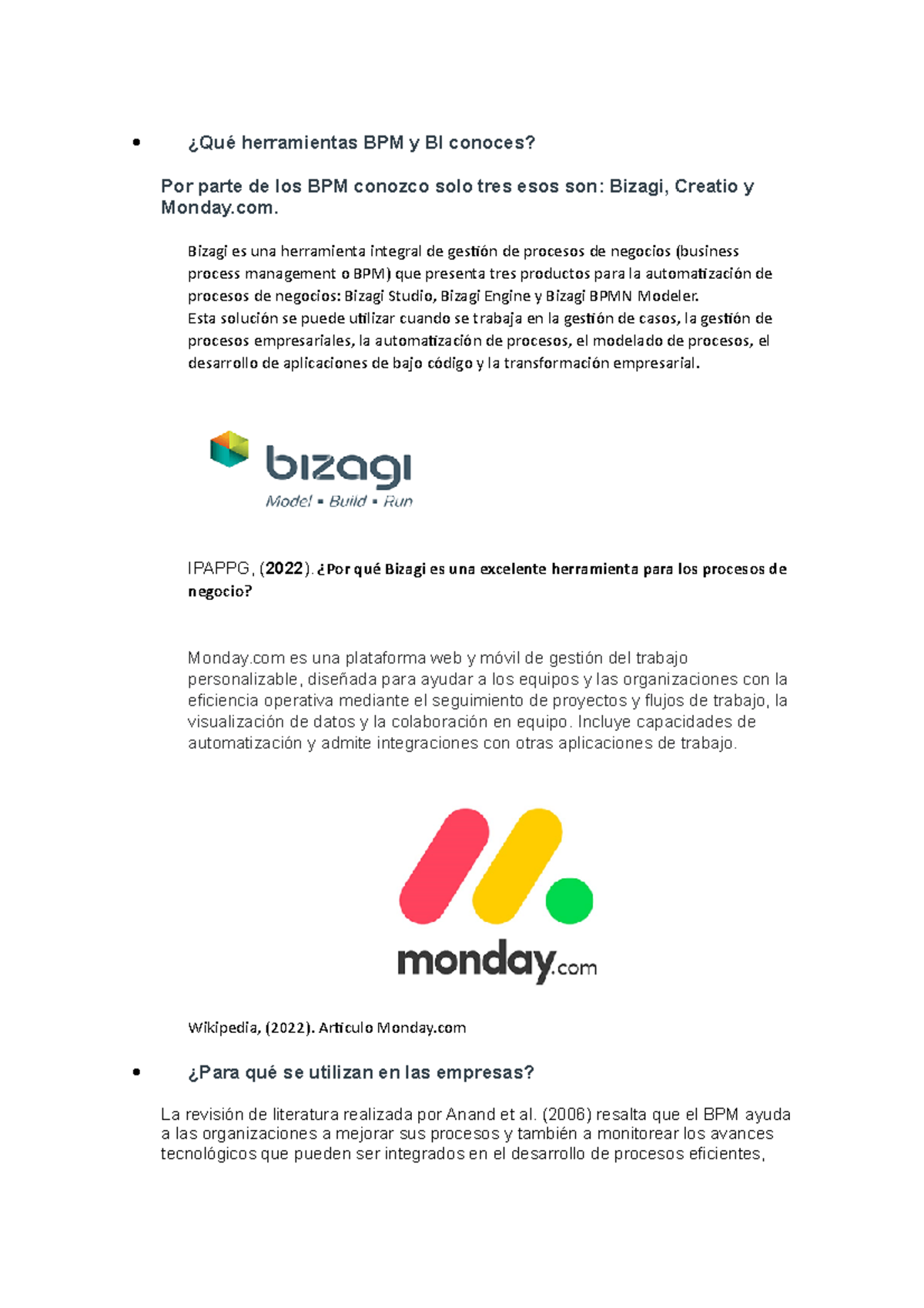 Qué herramientas BPM y BI conoces - Bizagi es una herramienta integral de gestión de procesos de ...