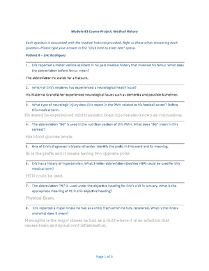 Module 2 project - Module 02 Course Project: Clinical Notes Each ...