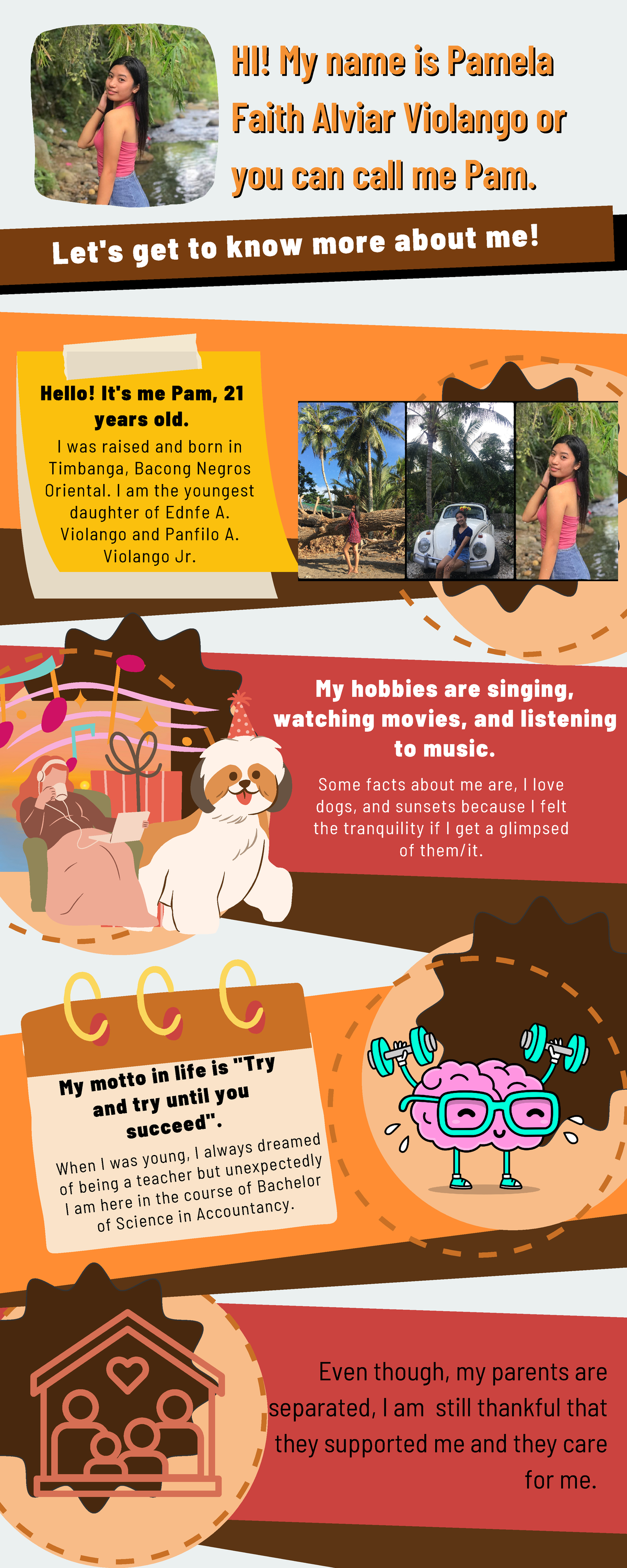 Violango, Pamela Faith. - My hobbies are singing, watching movies, and ...