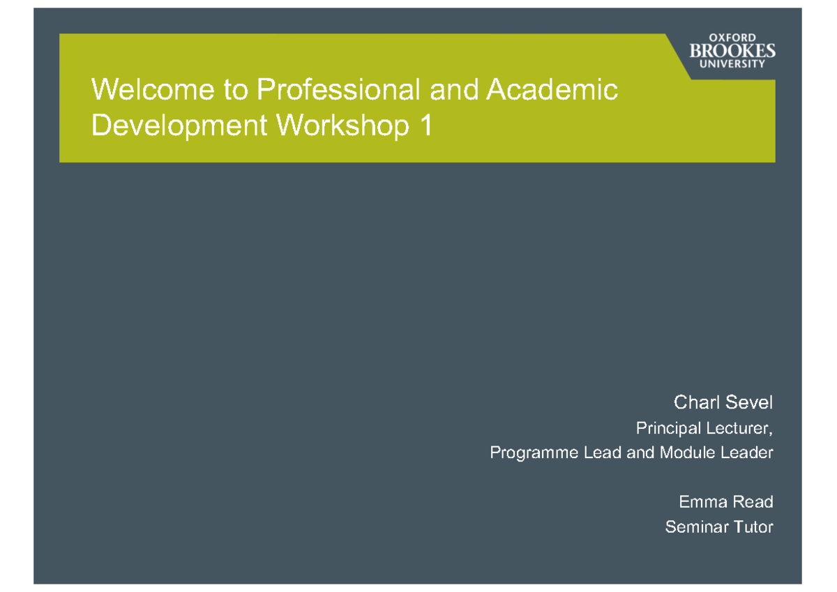 WEEK 1 - Francis mulledy- Welcome to Professional and Academic ...