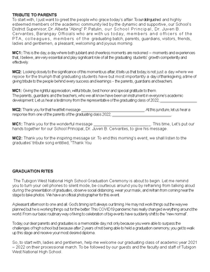 Emcee - Education - UV - Studocu