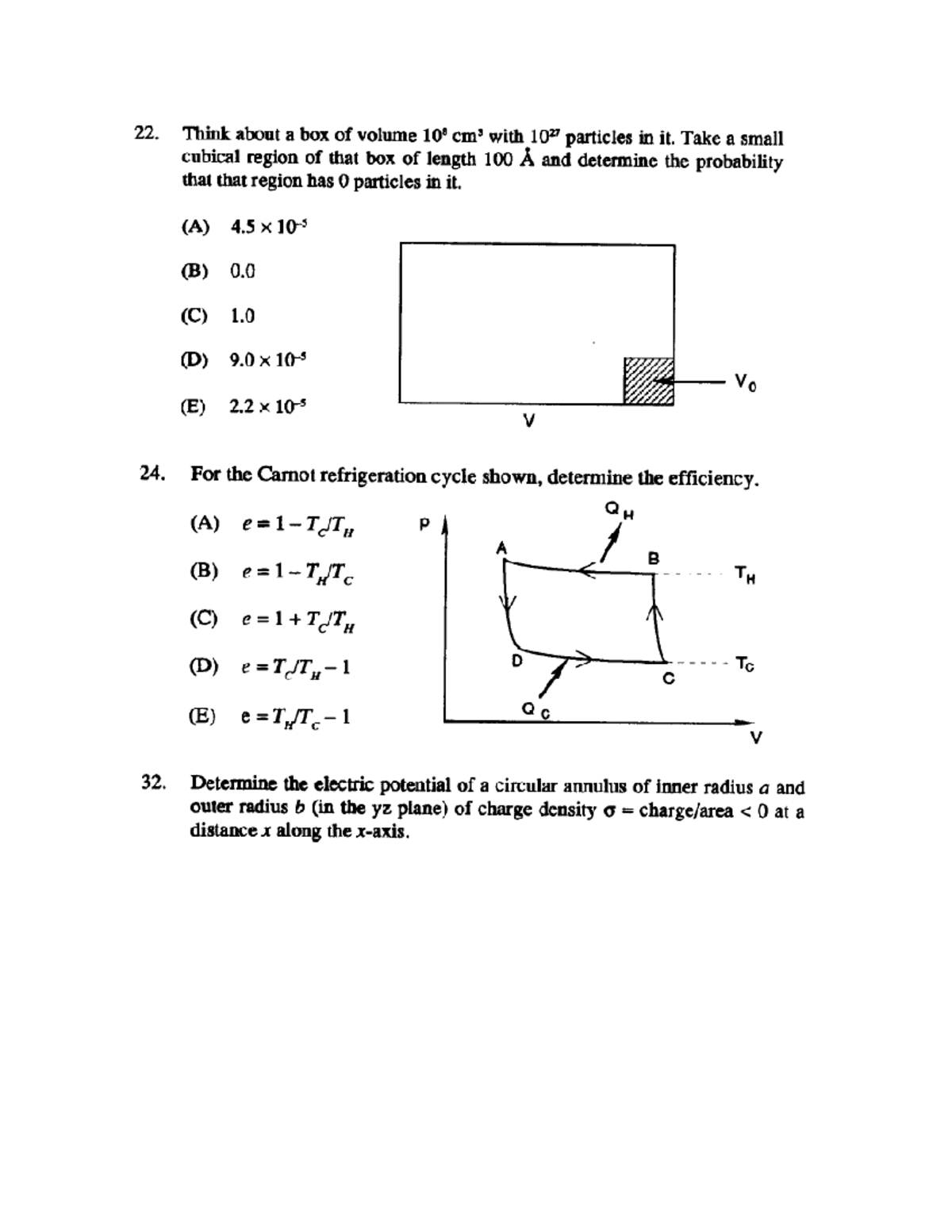 Final 2018, preguntas - Fisica II - Warning: TT: undefined function: 32 - Studocu