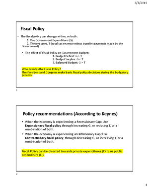 Econ 1100 notes pt 2 - Economics is the study of how society manages ...