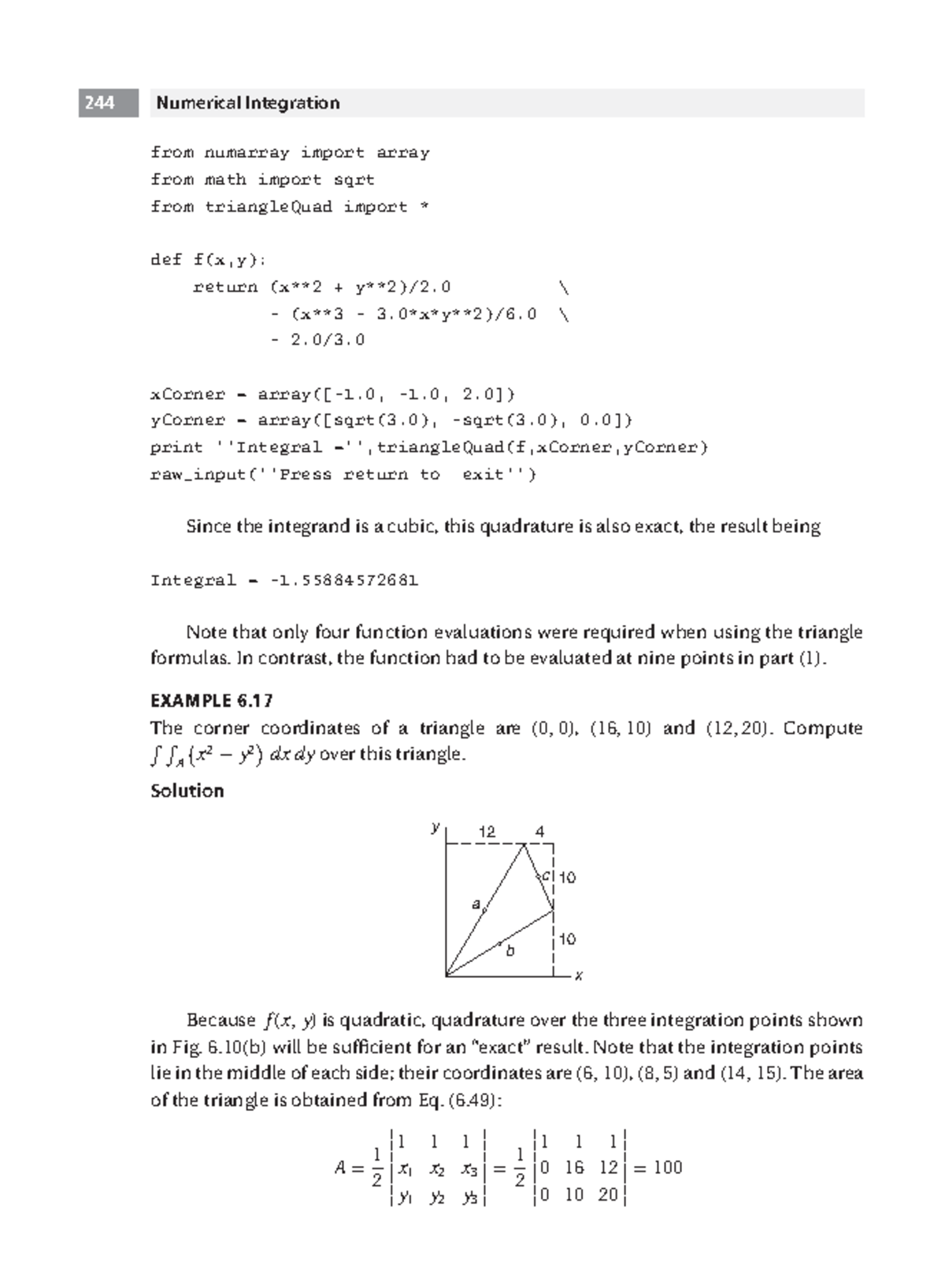 Numerical Method with Python-85 - 244 Numerical Integration from numarray import array from math ...