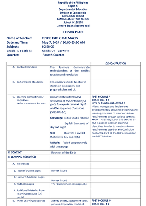 DLP FOR Resume G11 Humss - Republic of the Philippines Region XI ...